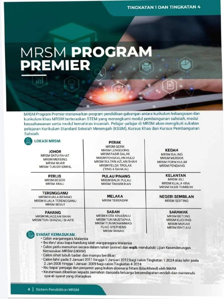 MRSM Program | PDF
