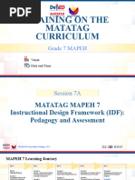 MATATAG Curriculum Instructional Design Framework | PDF