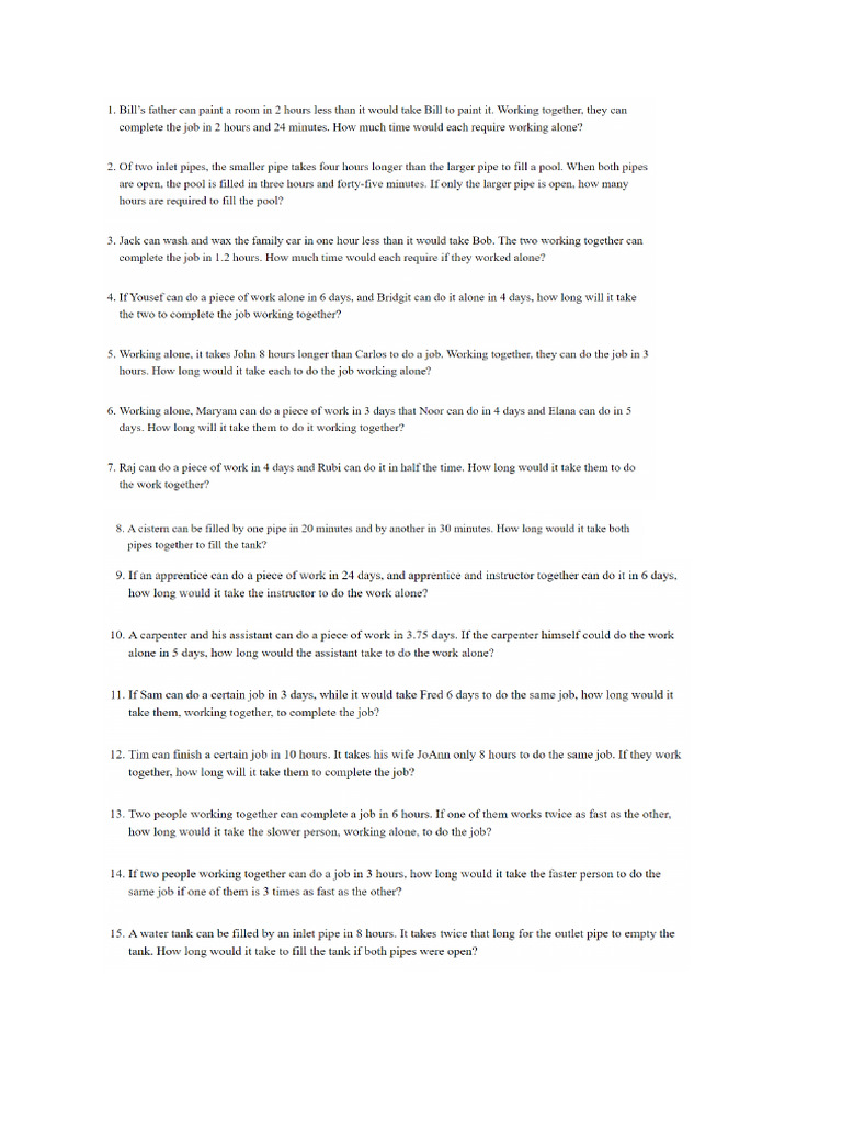 Rates Questions With Answers | PDF