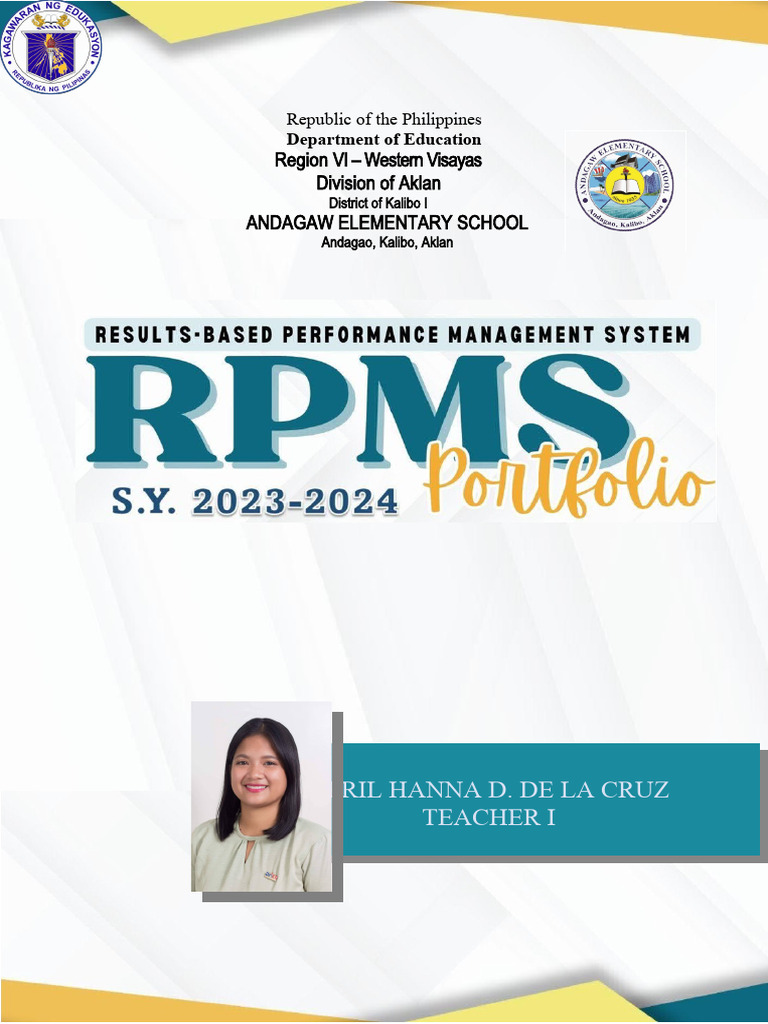 RPMS Hanna Cover | PDF | Mentorship | Learning