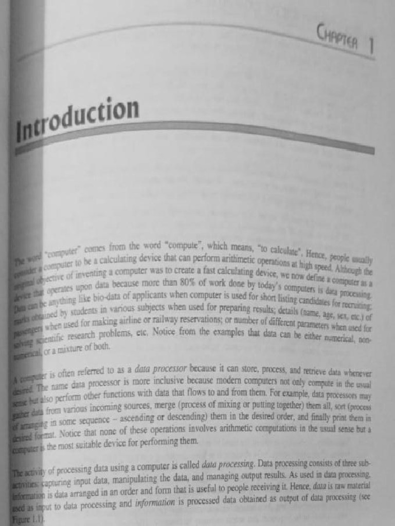 FOC CH 1,2 | PDF | Vacuum Tube | Computer Science