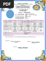 Class Program - S.Y. 2024-2025 Grade 1 | PDF | Behavior Modification ...