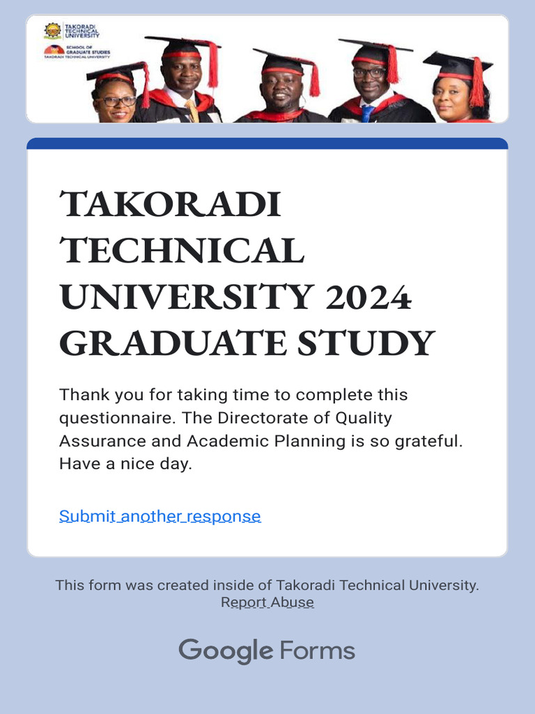 Takoradi Technical University 2024 Graduate Study | PDF | Business | Finance & Money Management