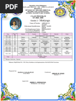Dm. 594 S. 2024 Sample Class Program and Teachers Program For School ...