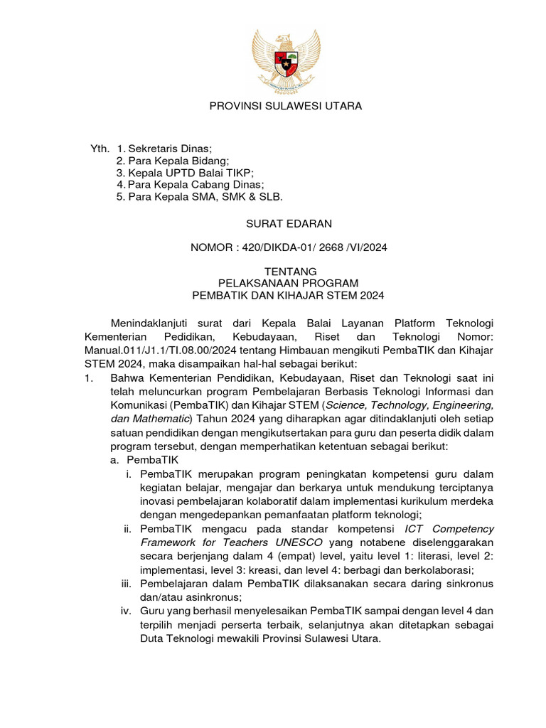 SE PembaTIK Dan Kihajar STEM | PDF | Ilmu Sosial