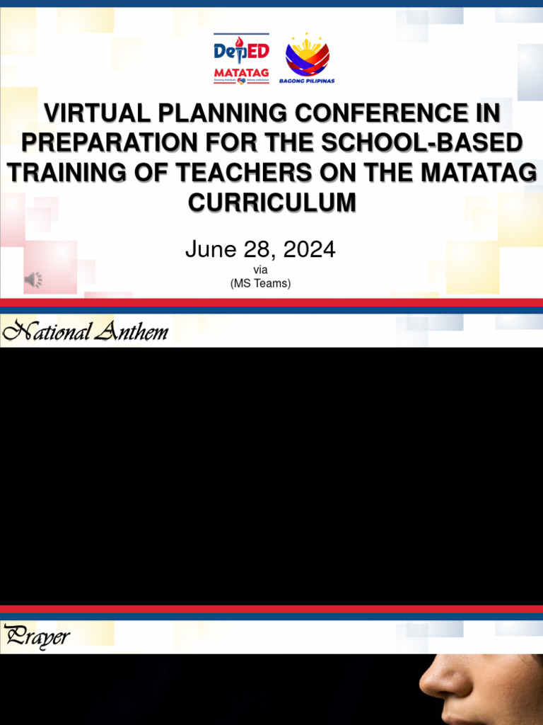 Matatag SBTT Pre Training Conference | PDF | Teachers | Curriculum