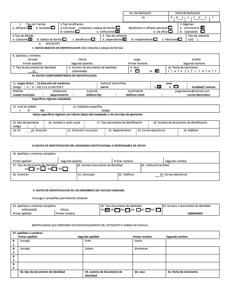Formulario de Verificacion 1234 | PDF | Documento de identidad | Código Universal de Producto