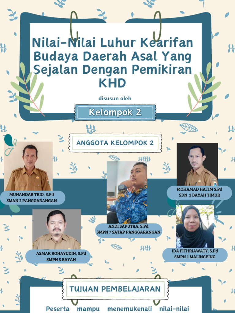 Refleksi Filosofi KHD - Ida Fithriawaty | PDF | Kesehatan Holistik