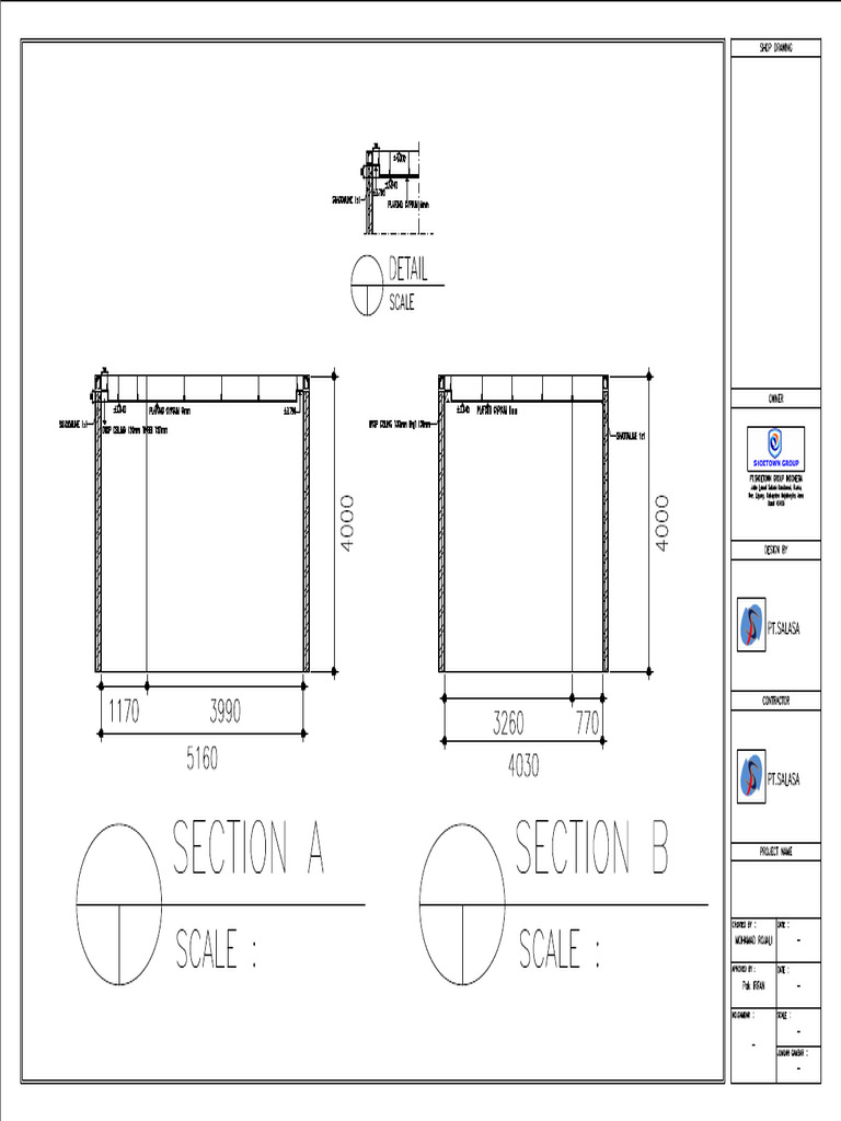 Smp-Sli-Potongan Dan Detail Plafond | PDF