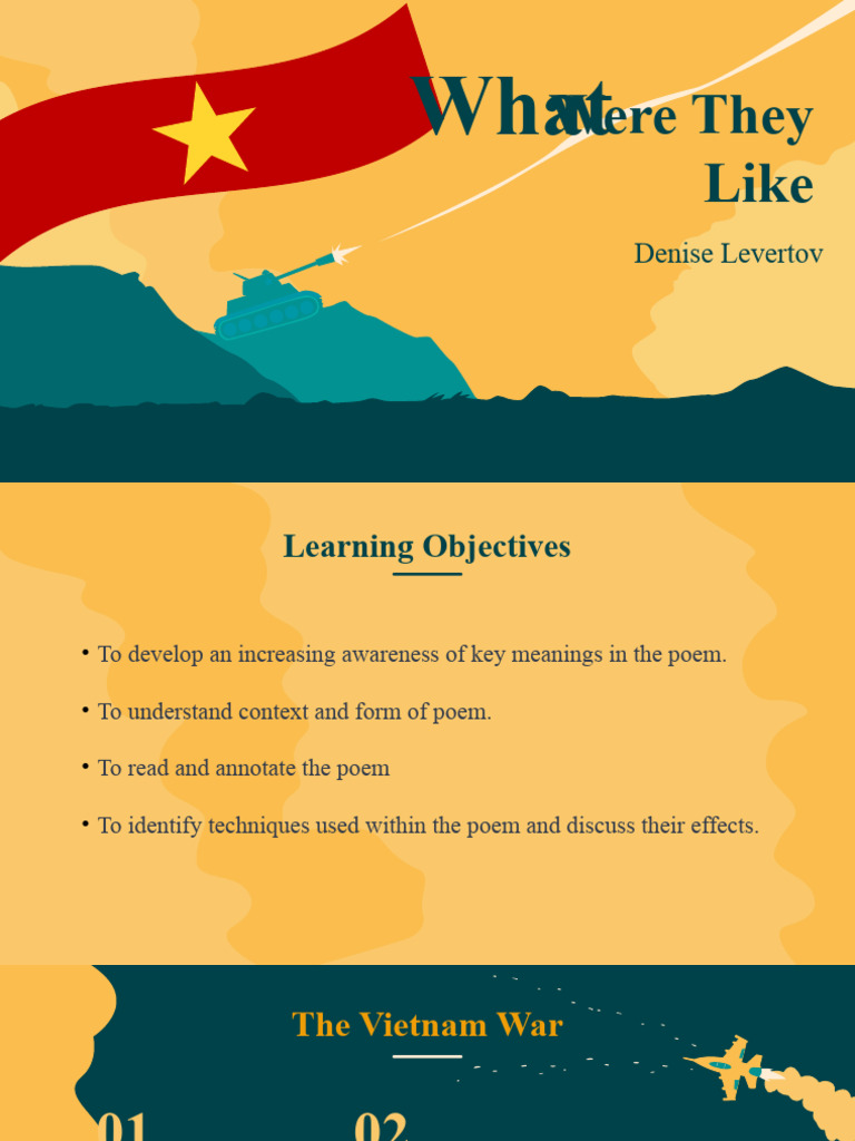 Levertov's Reflection on Vietnam War | PDF | Vietnam War | Poetry