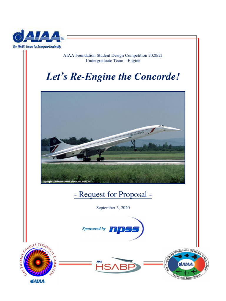 2020 - Re Engine The Concorde - Final 1 | PDF | Jet Engine | Rotating ...