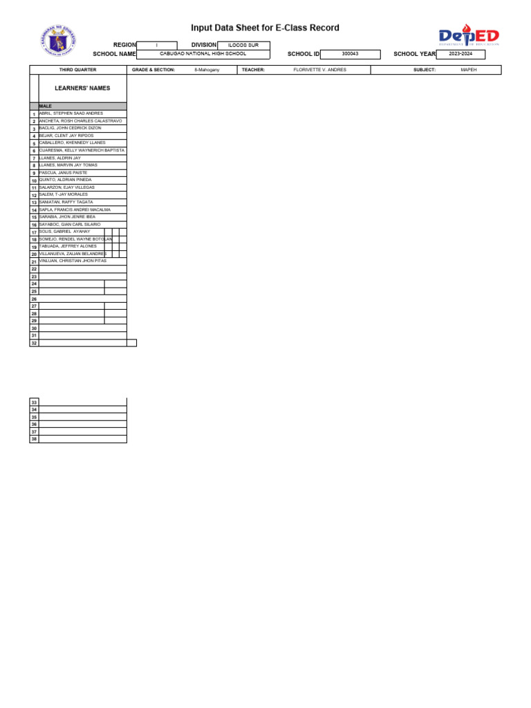 Grade 7 10 Mapeh 3rd Mahogany | PDF