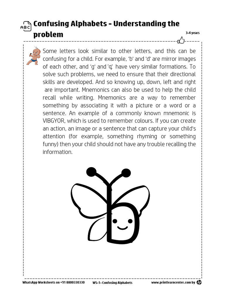 Confusing Letters123 1 | PDF | Mnemonic | Mental Processes