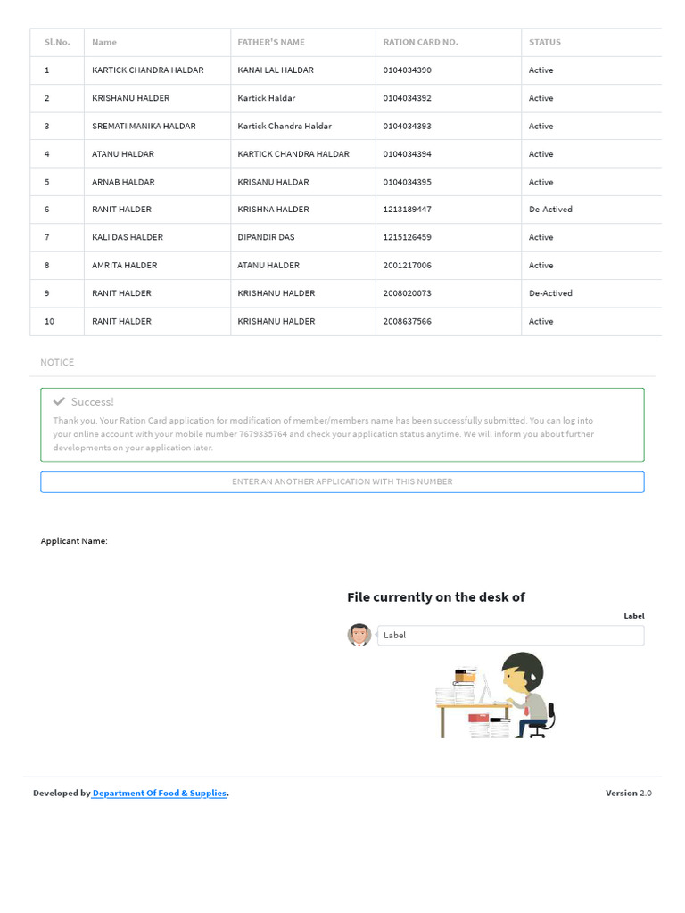 Ration Card | PDF