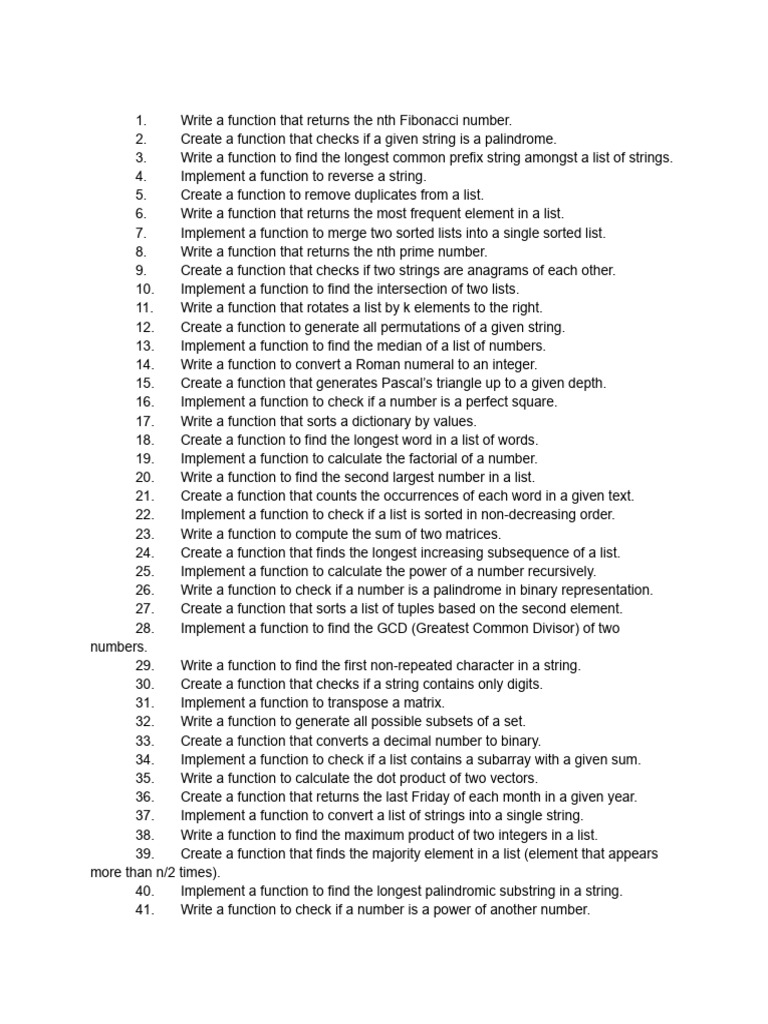 CS Imp Questions Class 12th | PDF | Function (Mathematics) | String (Computer Science)