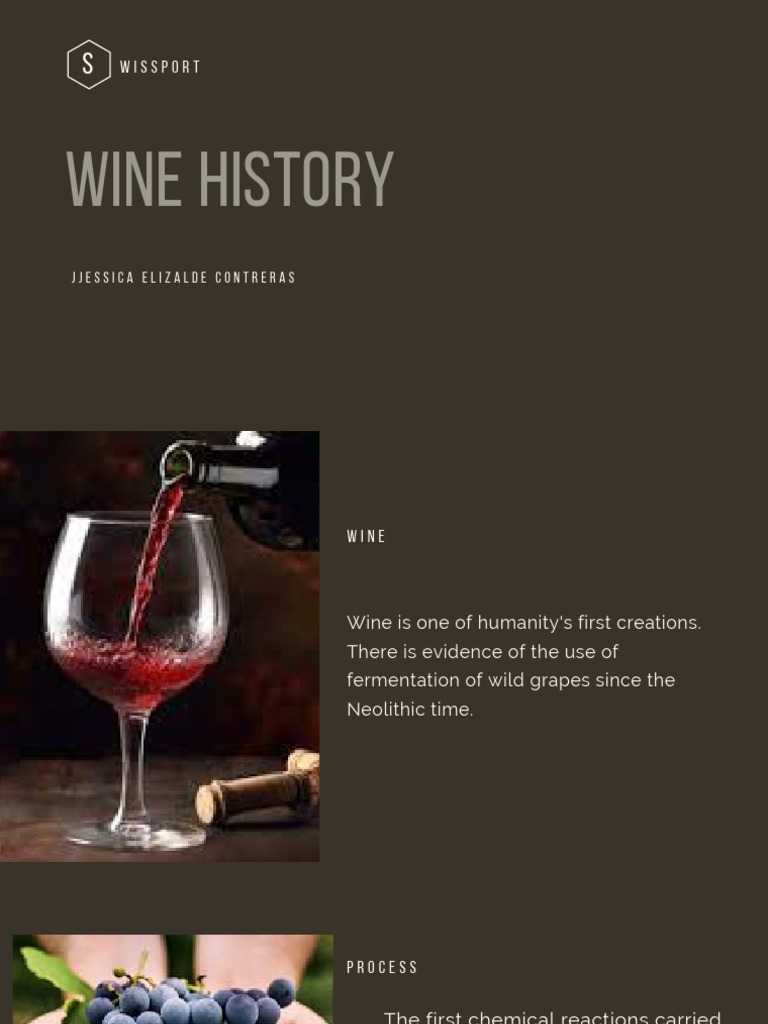 The History of Wine | PDF | Cooking, Food & Wine