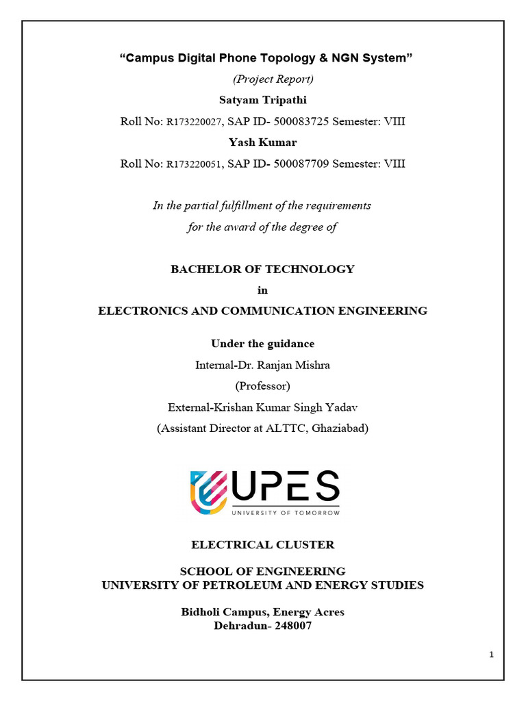 Final Report | PDF | Computer Network | Network Topology
