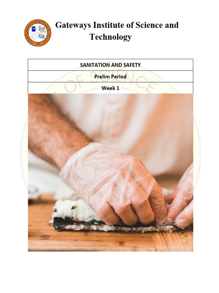 Understanding Sanitation and Food Safety | PDF | Sanitation | Bacteria