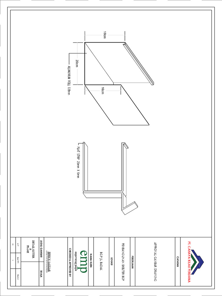 Detail Gutter & Frame | PDF
