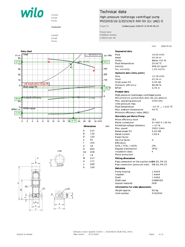 Wilo 1 | PDF
