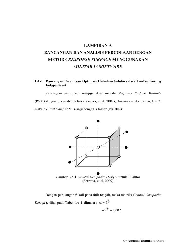 Optimasi Hidrolisis Selulosa RSM Minitab | PDF | Komputer
