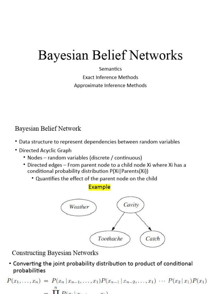 28 Bayesian Network Exact Inference 21 03 2024 Pdf Bayesian