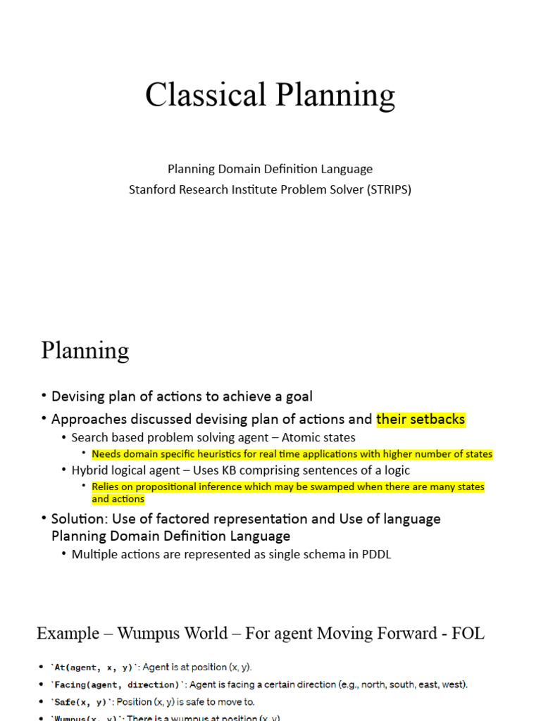 30-Classical Planning, Planning As State Space Search, Planning Domain ...