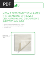 Mesalt Dressing Info and Use | PDF | Wound | Clinical Medicine