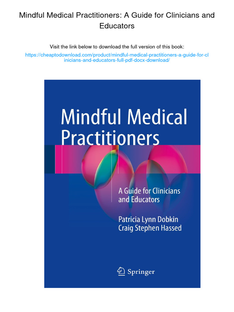Final ScribdMindful Medical Practitioners: A Guide For Clinicians and ...
