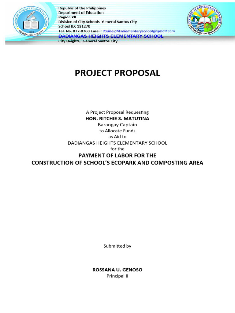 Project Proposal Ecopark | PDF | Science & Mathematics | Technology ...