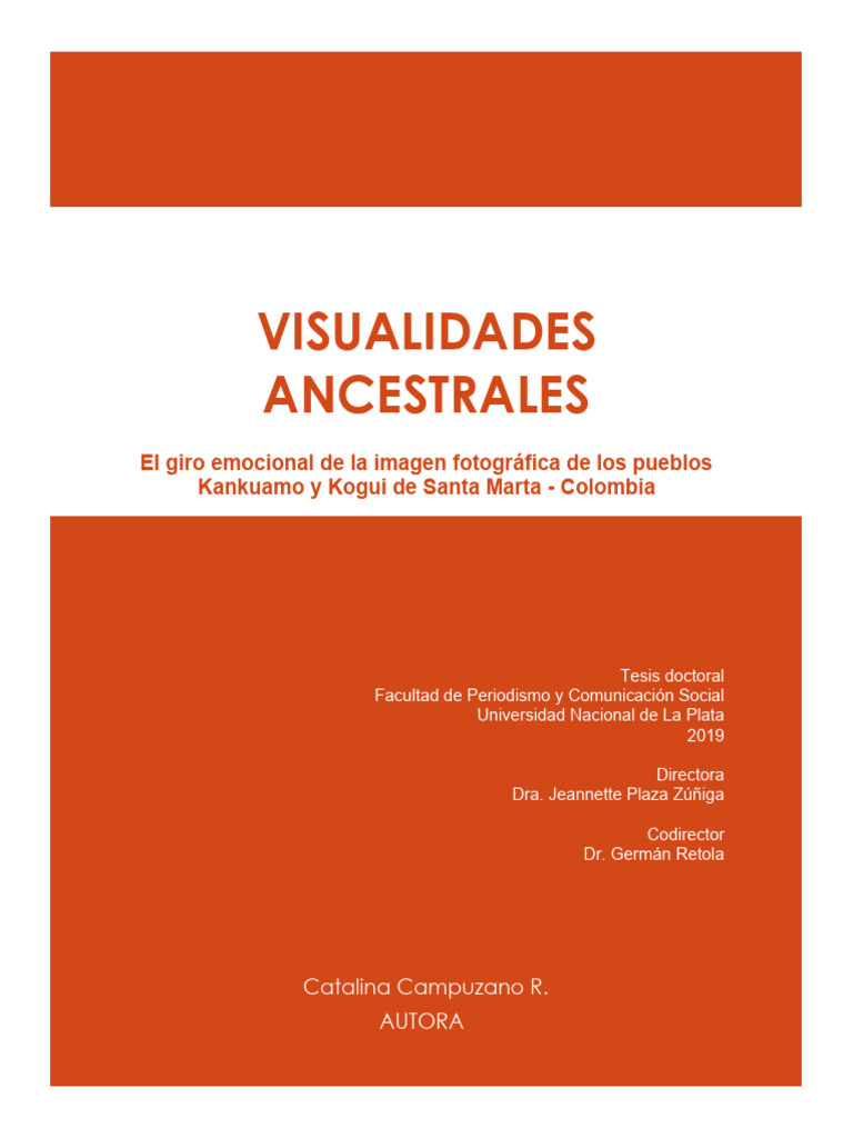 Visualidades Ancestrales | PDF | Antropología | Conocimiento