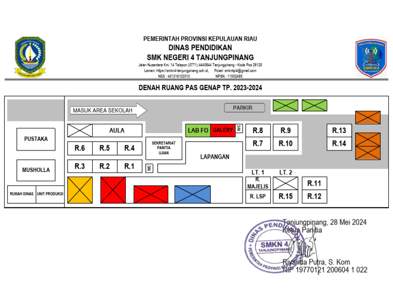 Denah Pas 2024 | PDF