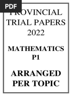 Mathematics P1 GR 12 Exemplar 2025 Eng | PDF | Circle | Summation