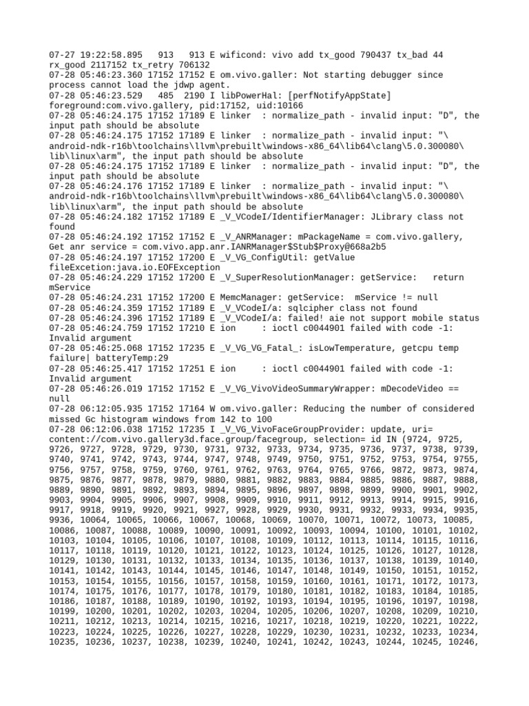 Log | PDF | Computer Architecture | Data Management Software