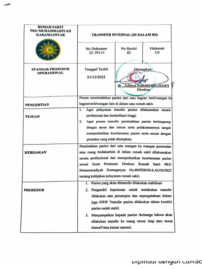 Spo Transfer Internal | PDF