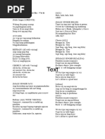 Dati Lyrics | PDF