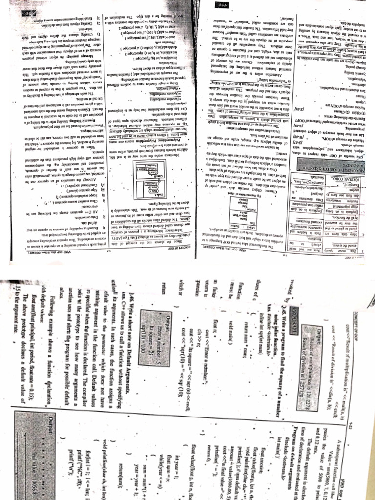 C++ Programming BCA. SY | PDF