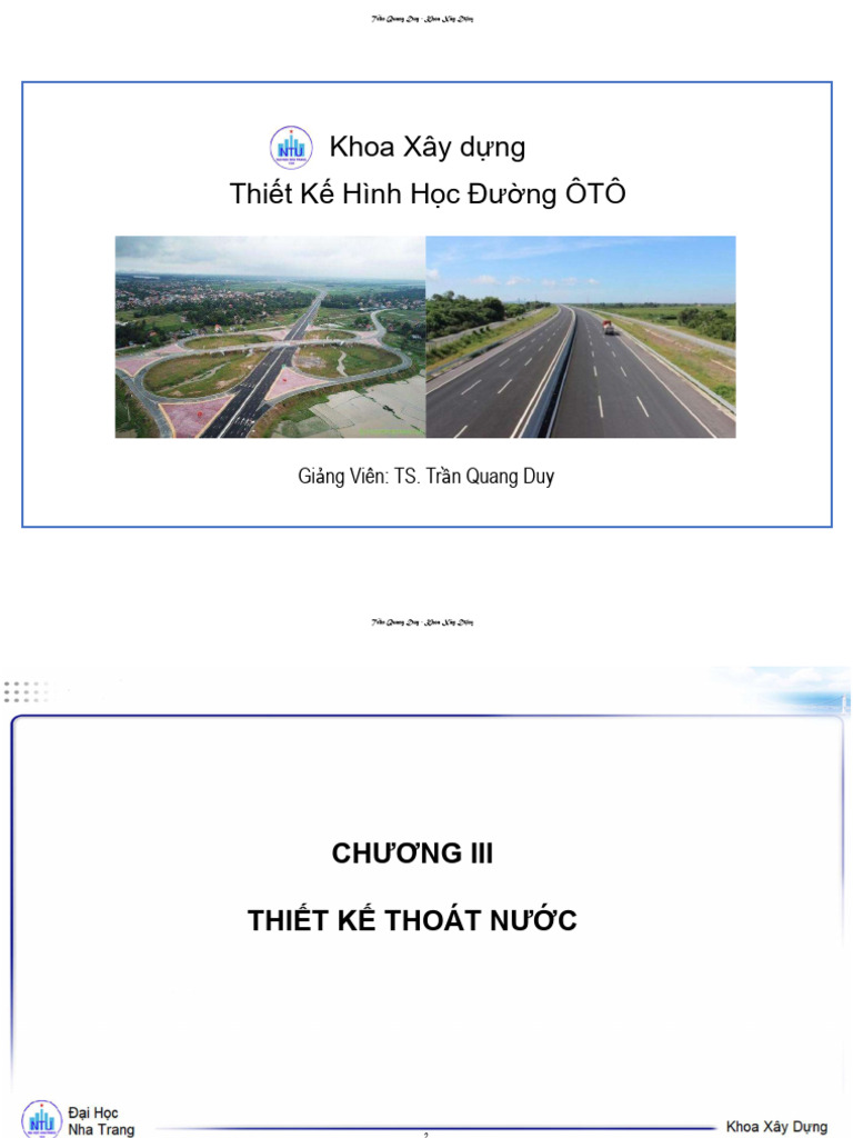 Thiet Ke Thoat Nuoc - Tran Quang Duy - v1 | PDF