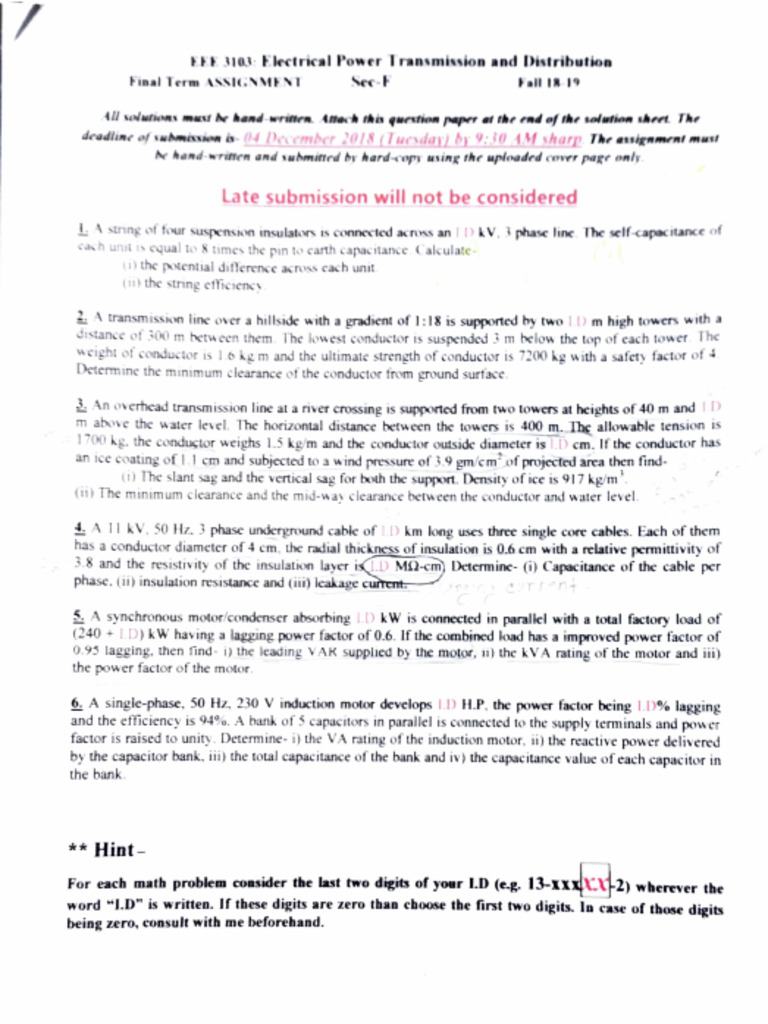 EPTD Assignment | PDF