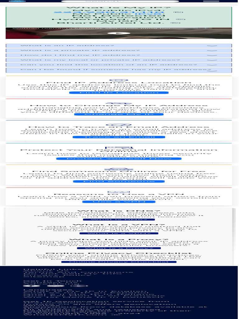 What Is My IP Best Way To Check Your Public IP Address | PDF | Ip ...