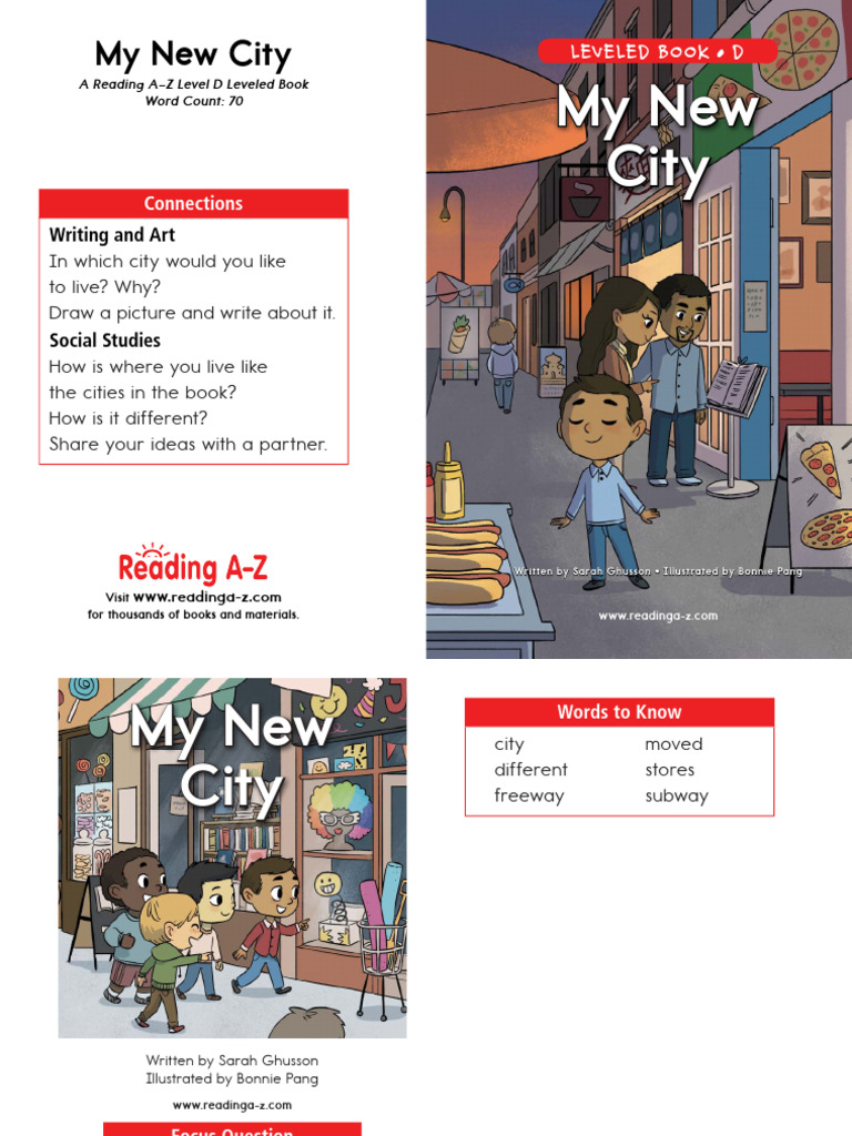 my new city | PDF | Reading (Process) | Learning Methods