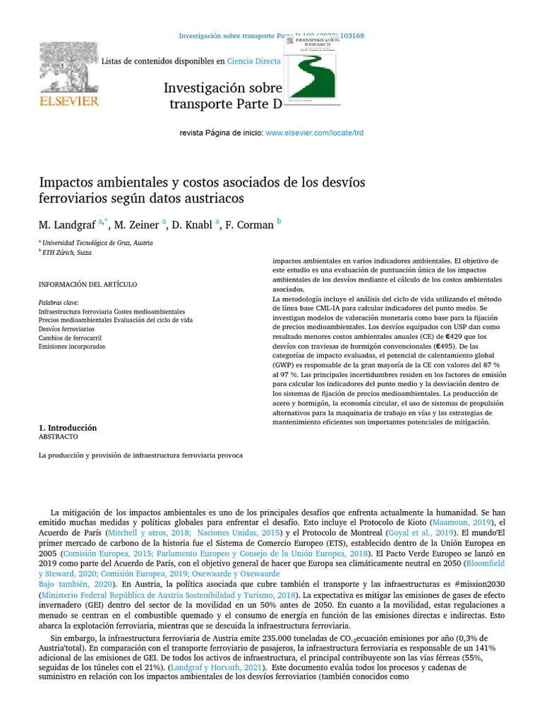 Copia Traducida de Landgraf Et Al (2022) - Enviromental Impacts and ...