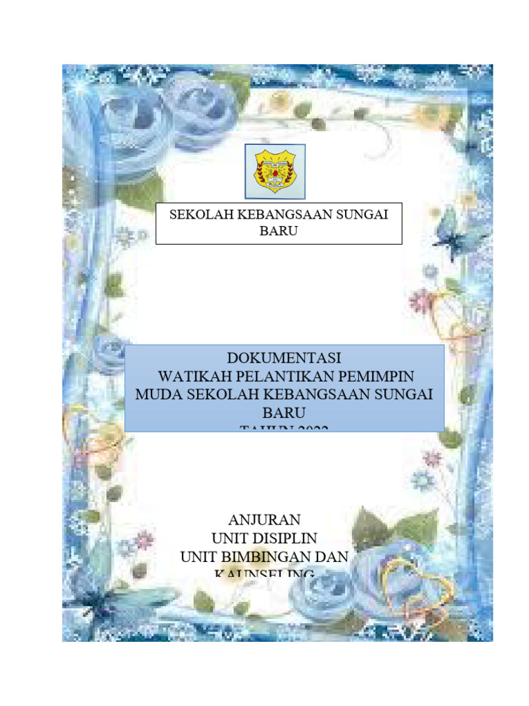 Dokumentasi Watikah Pelantikan Pemimpin Muda SKSB 2022 | PDF