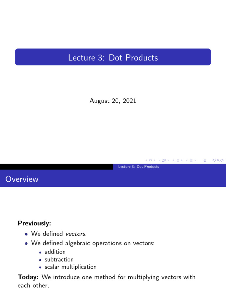 Lecture 3 Math 263 Calculus III Syllabus Fall 2021 NU | PDF | Vector ...