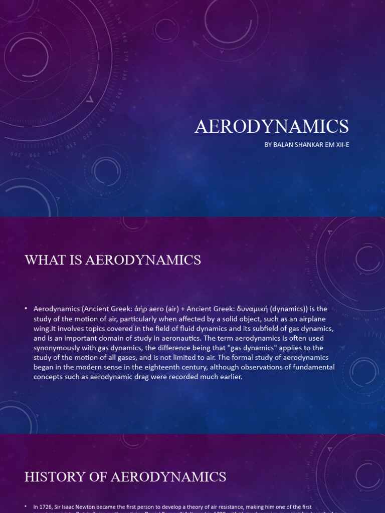 Aerodynamics | Download Free PDF | Aerodynamics | Fluid Mechanics