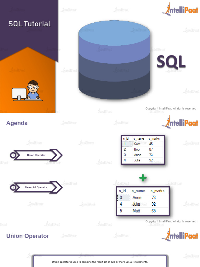 L32 Union Operator | PDF