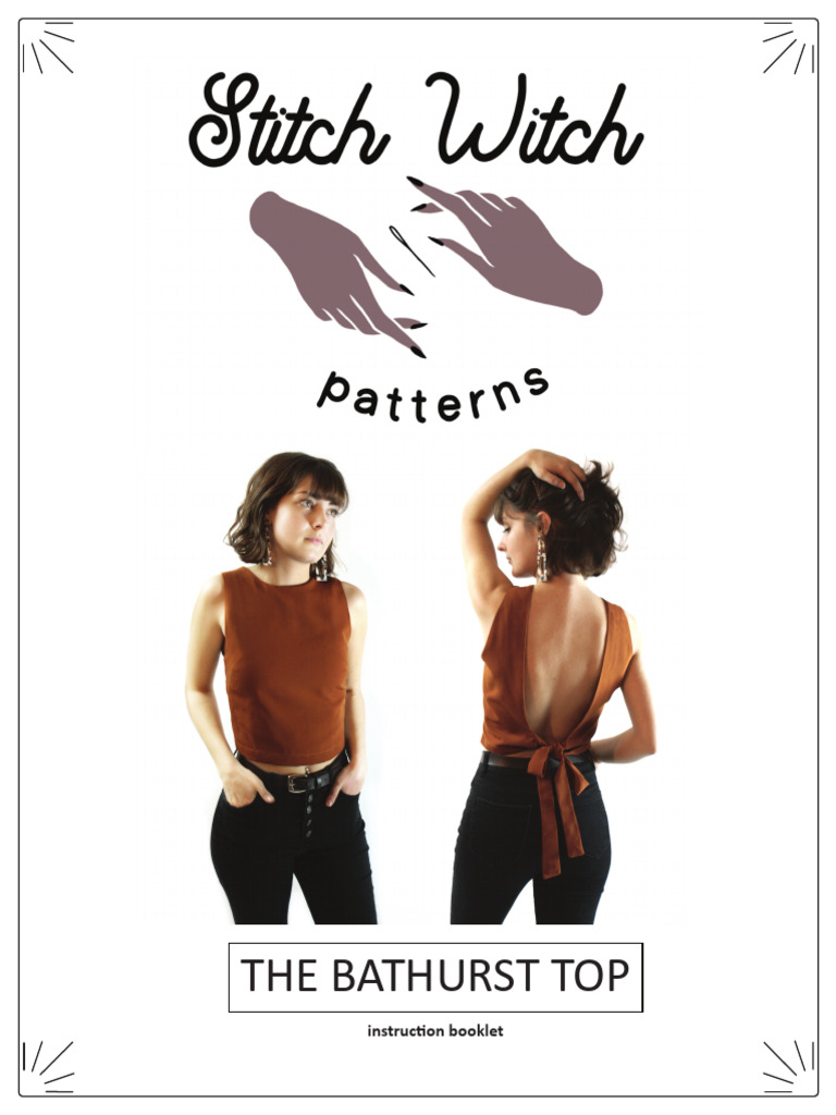 TheBathurstTop Instructions StitchWitchPatterns | PDF | Seam (Sewing) | Clothing