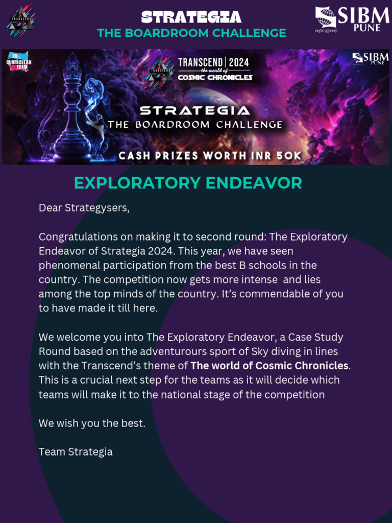 Strategia Round 2 - Transcend 2024 | PDF | Innovation | Marketing Strategy