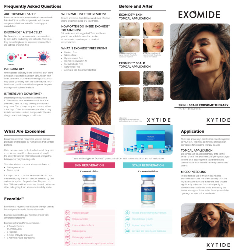 Exomide Patient Brochure | PDF | Skin | Topical Medication