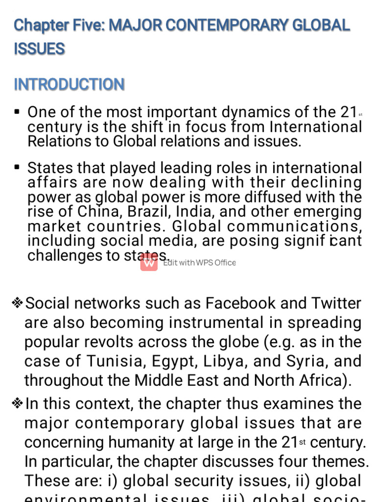 Global Trends 5 | Download Free PDF | Climate Change | Poverty